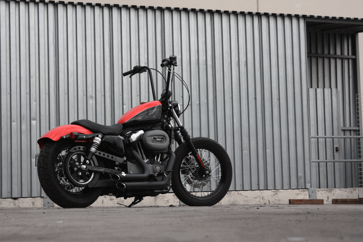 Burly Brand 1" Narrow Ape Hanger Handlebars: Style Ergonomics