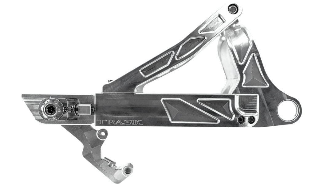 Trask Billet Aluminum Swing Arm for M8 Softail â€“ Race-Inspired