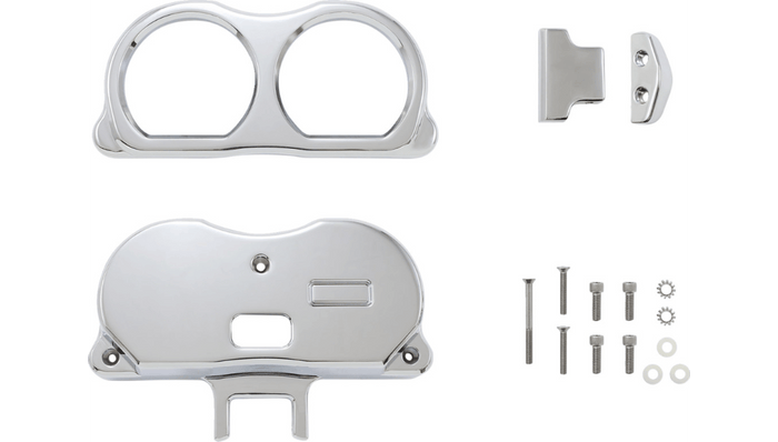 LA Choppers Dual Gauge Mount for Performance Risers - MetalCore Harley