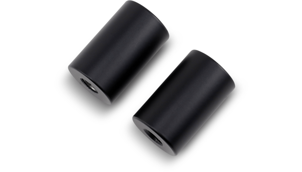 LA Choppers Handlebar Risers - Kage Fighter Straight / Flat Black