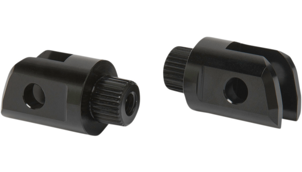 MX Footpegs Splinned Mounts / M8 | Standard Male - MetalCore Harley Supply