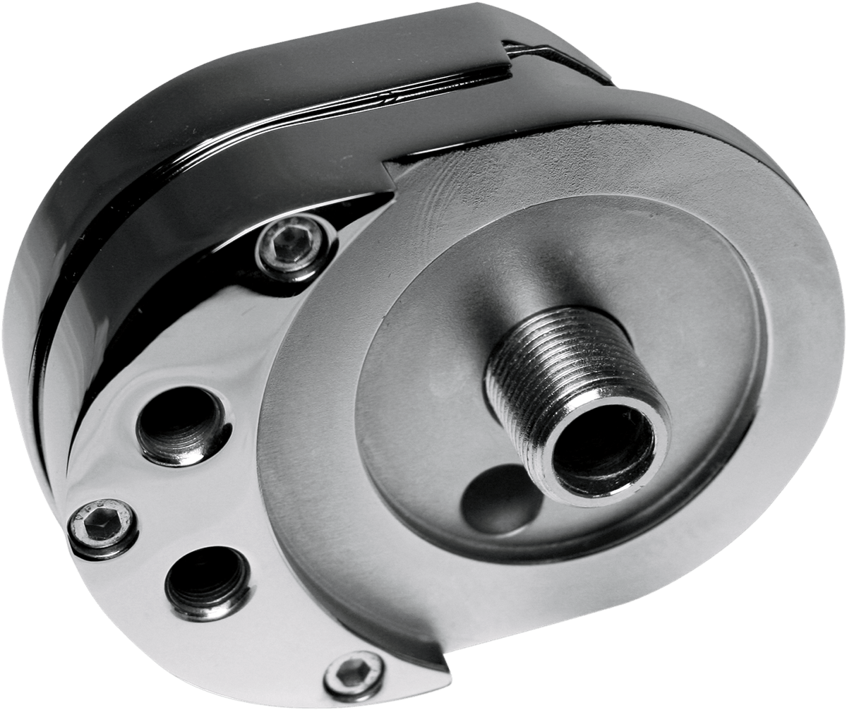 Offset Oil Filter Mount / Twin Cams - MetalCore Harley Supply